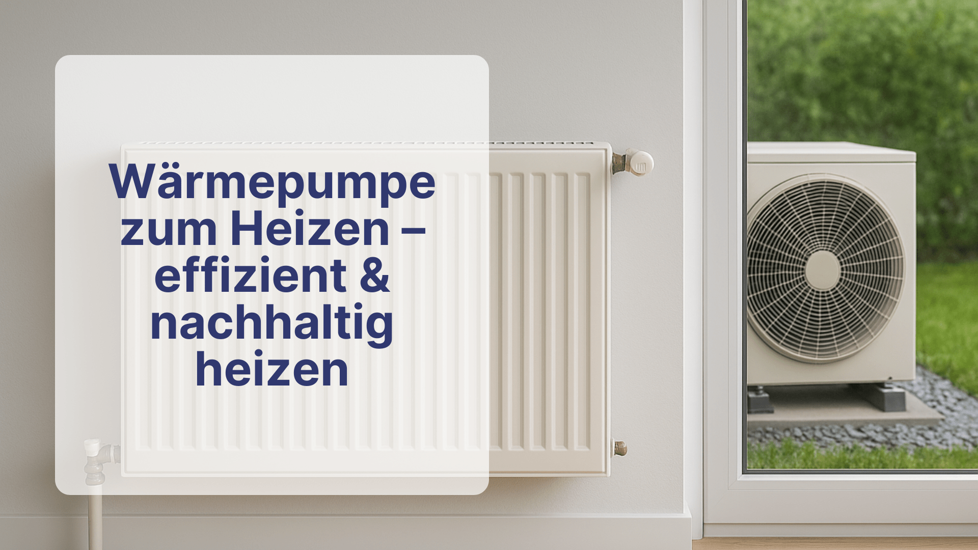 Wärmepumpe zum Heizen – effizient & nachhaltig heizen – Sollero